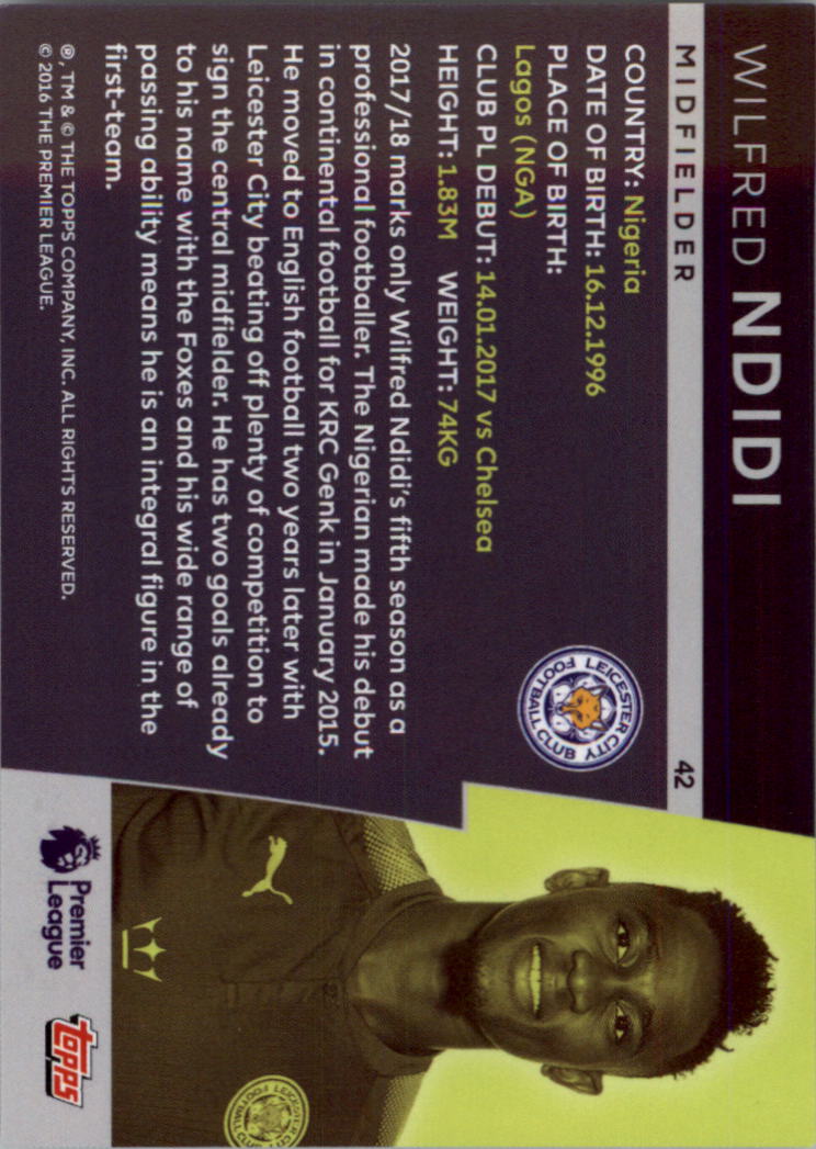 2017-18 Topps English Premier League Platinum Soccer Card Pick | eBay