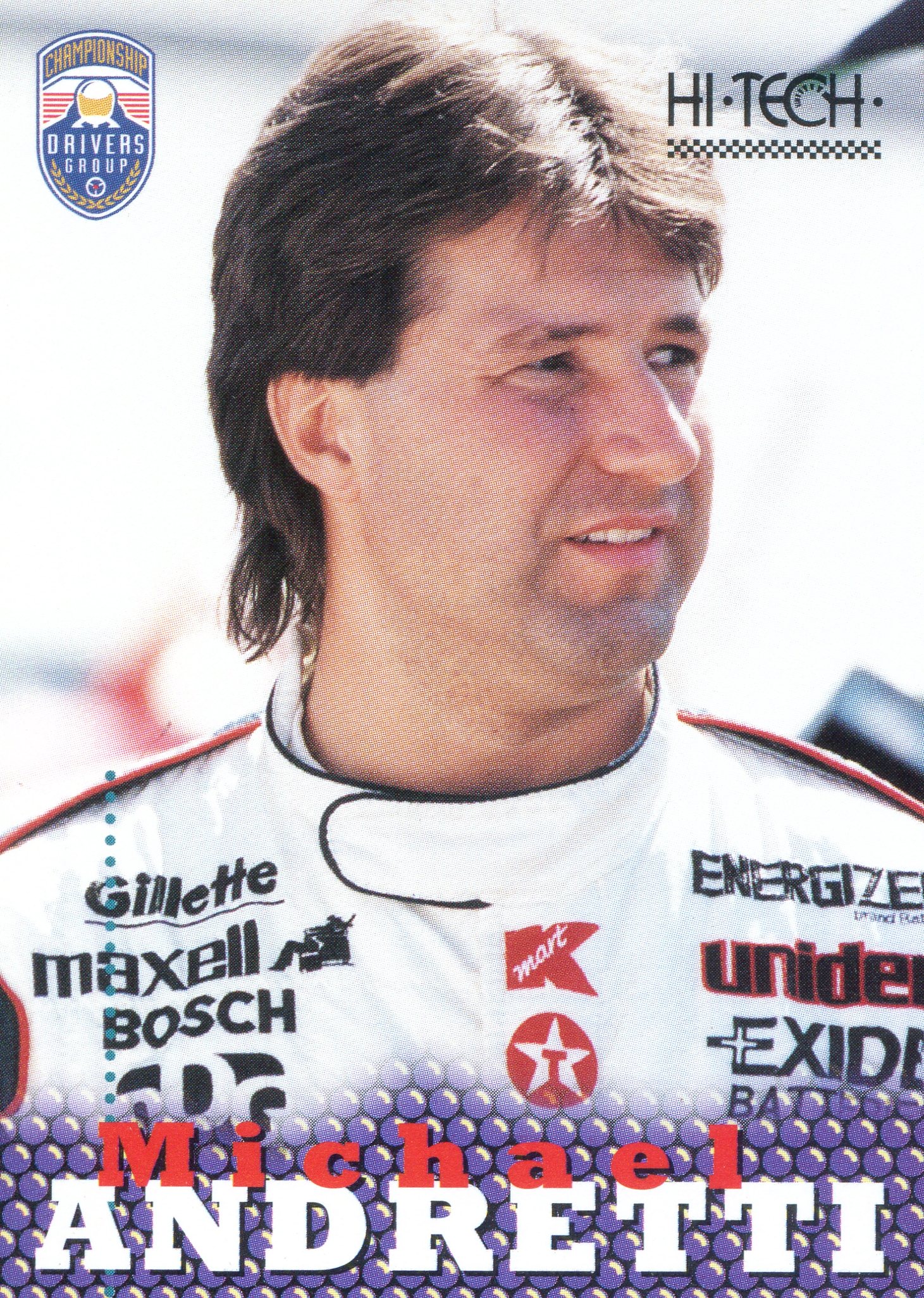 1995 Hi-Tech Indy 500 Racing Championship Drivers Card #1-11 - Choose ...