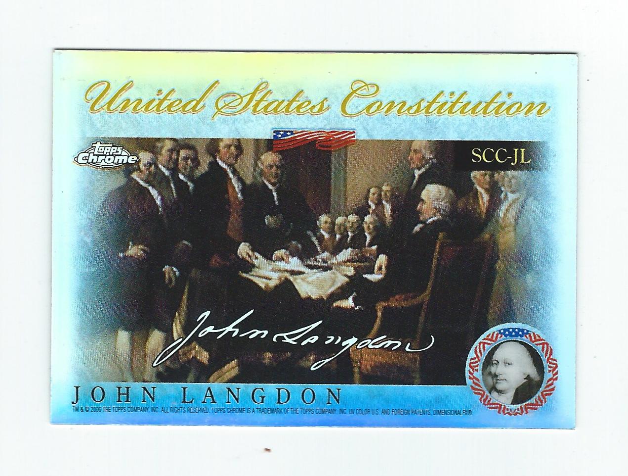 2006 Topps Chrome Baseball US Constitution Refractor Singles - You ...