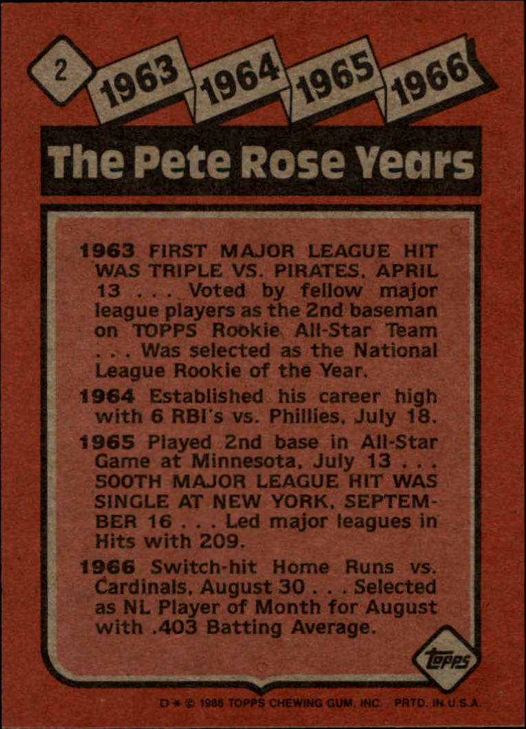 1986 Topps Baseball Card #1-250 - Choose Your Card | eBay