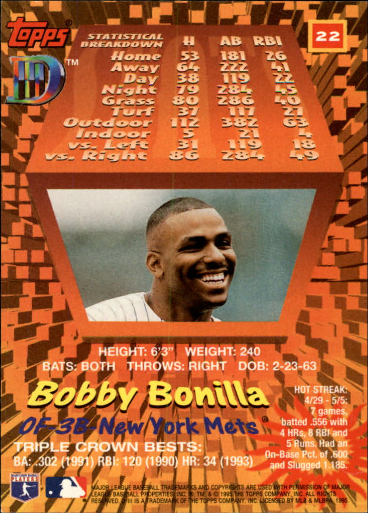 1995 Topps D3 Baseball Card Pick | eBay