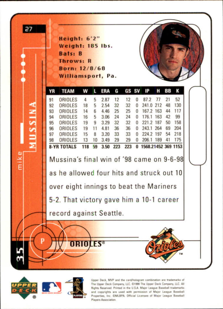 1999 Upper Deck MVP Baseball Card Pick | eBay