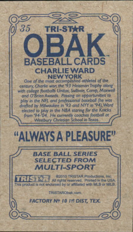 2010 TRISTAR Obak Mini T212 Baseball Card Pick | eBay
