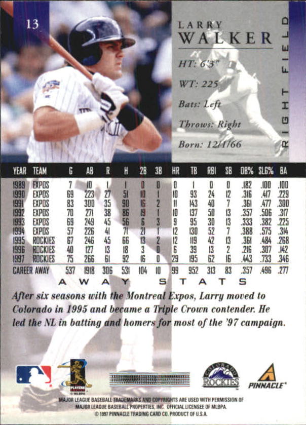 A7141- 1998 Pinnacle Baseball Assorted Insert Cards -You Pick- 15+ FREE ...