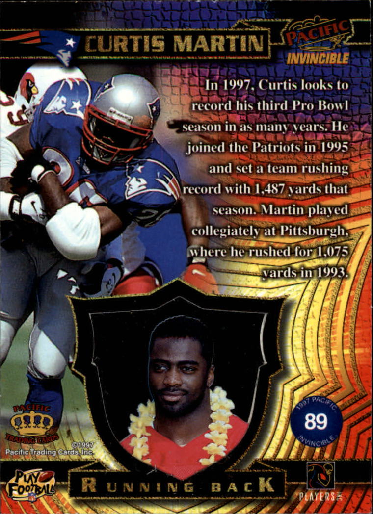1997 Pacific Invincible Football Card Pick | eBay