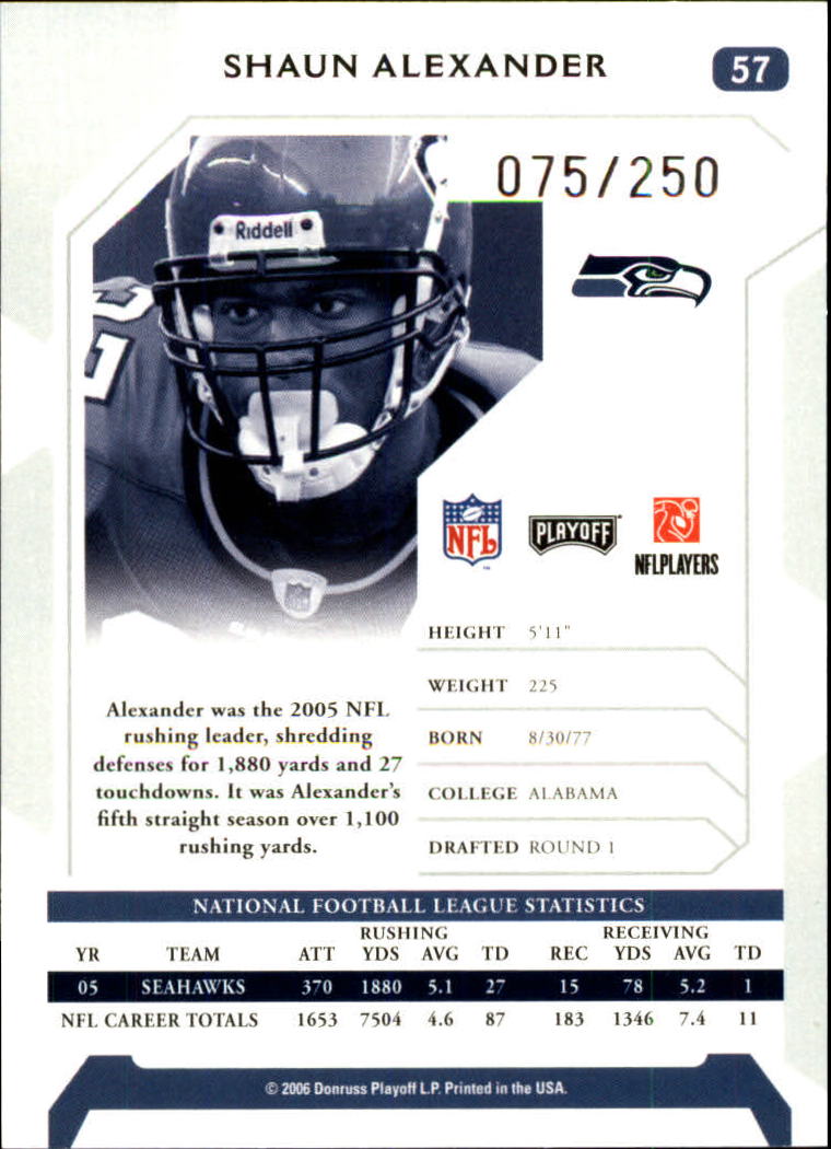 2006 Playoff NFL Playoffs Silver Proof Football Card Pick | eBay