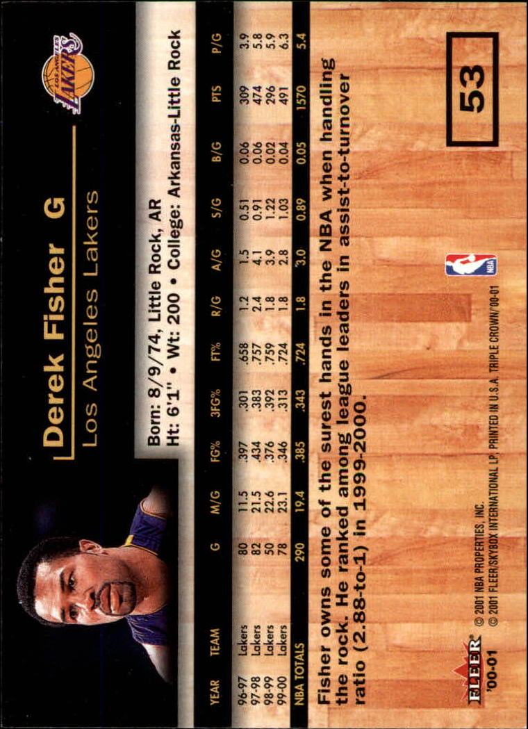 2000-01 Fleer Triple Crown Basketball Card Pick | eBay