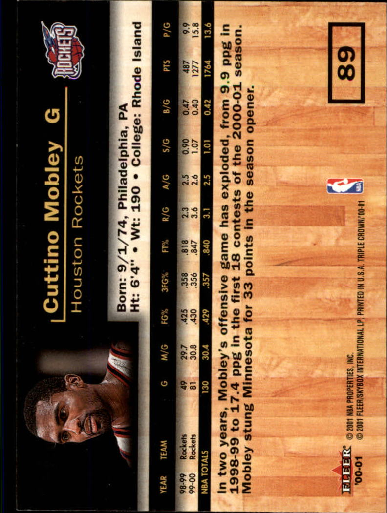 2000-01 Fleer Triple Crown Basketball Card Pick | eBay