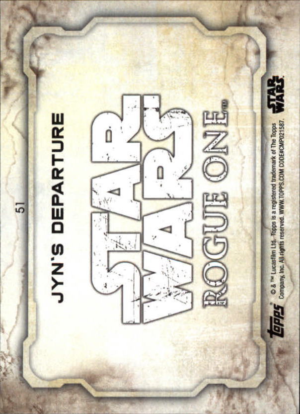 2016 Star Wars Rogue One Series One (Pick Card From List) | eBay