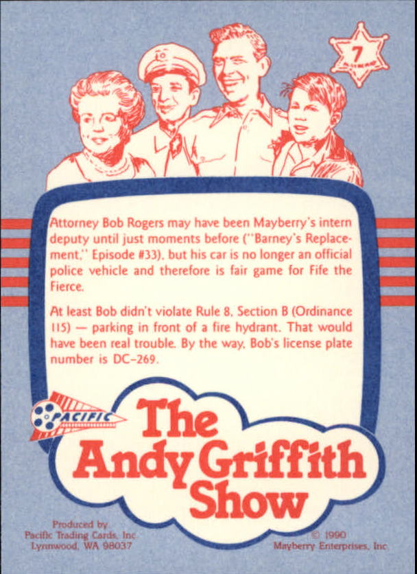 1990-91 Andy Griffith Show Complete Series Trading Card Pick | eBay