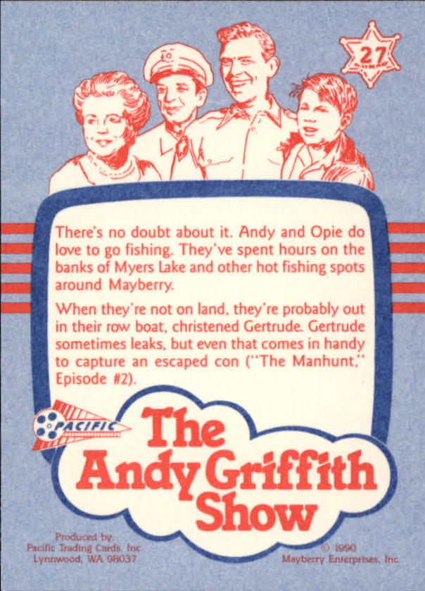 1990-91 Andy Griffith Show Complete Series Trading Card Pick | eBay