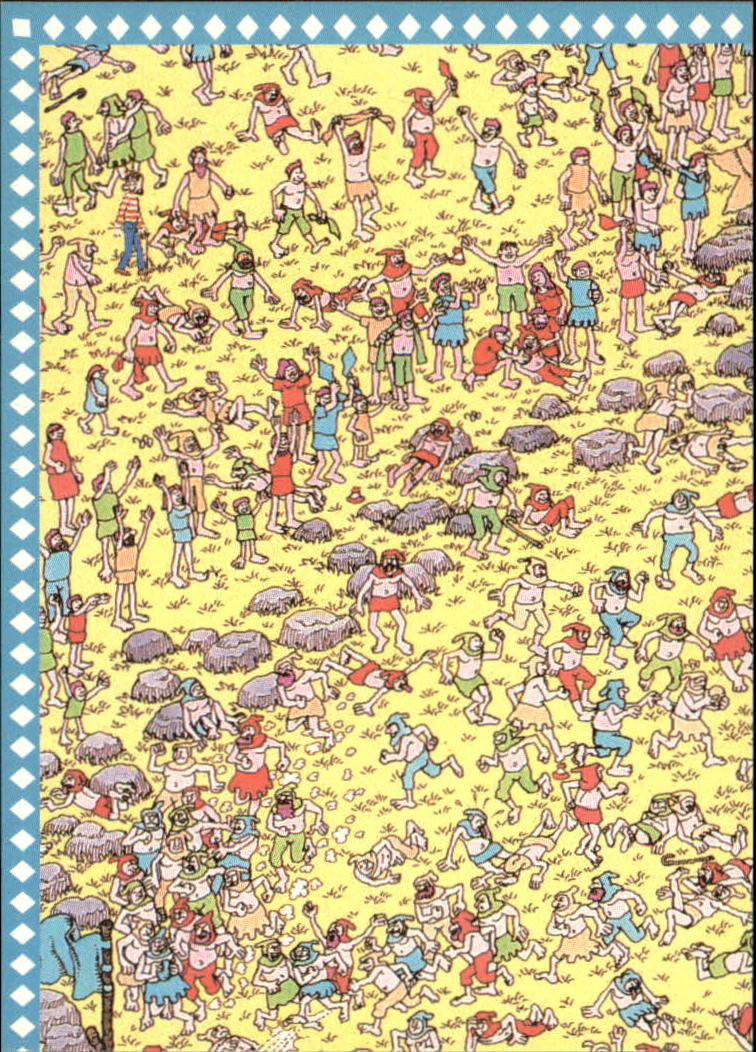 1991 Where's Waldo? Collector Card #s 1-128 (A7123) - You Pick - 15 ...