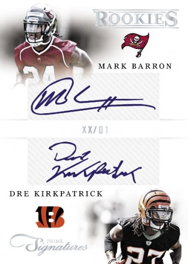 2012-prime-signatures-football-barron-kirkpatrick - Beckett News