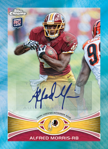 A look at Alfred Morris' first Topps autograph - Beckett News