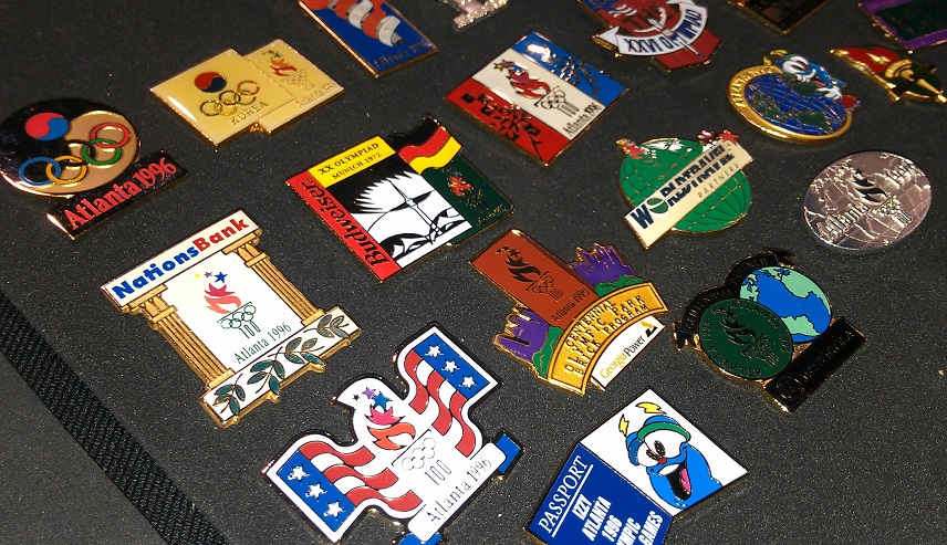 At the National: Collectors in the Olympic spirit with pins, medals and ...