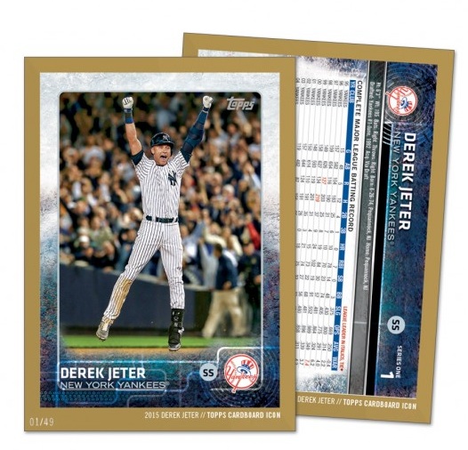 Derek Jeter is focus of Topps' first Cardboard Icon series release ...