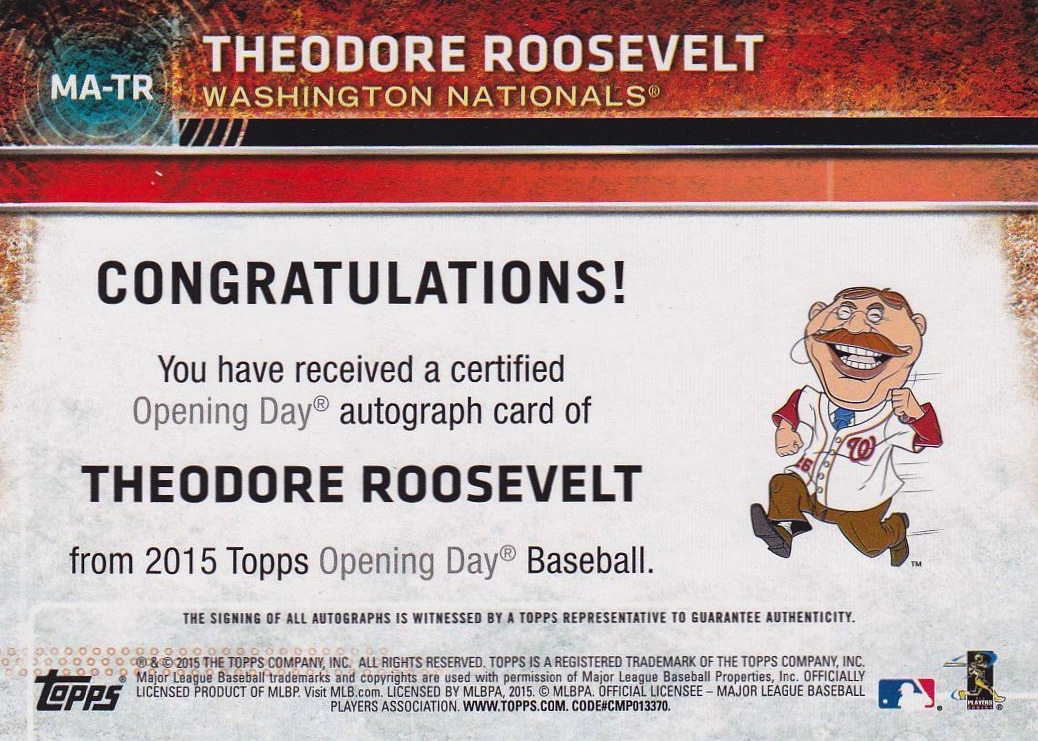 2015 Topps Opening Day Mascot Autographs Gallery - Beckett News