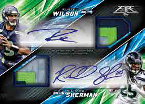 2015 Topps Fire Football Details, Hobby Box Info