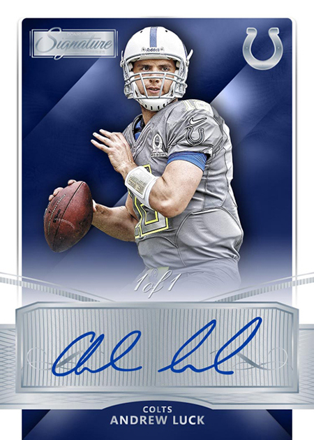2015 Donruss Signature Series Andrew Luck Autograph - Beckett News