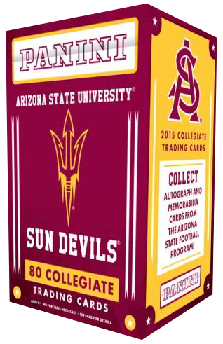 2015 Panini Arizona State University Trading Card Details