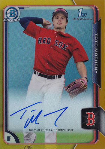 2015 Bowman Draft Baseball Parallel and Refractor Gallery