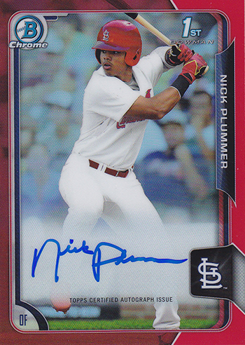 2015 Bowman Draft Baseball Parallel and Refractor Gallery