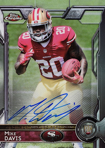 2015 Topps Chrome Football Autograph Short Prints, Gallery