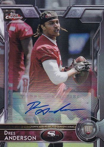 2015 Topps Chrome Football Autograph Short Prints, Gallery