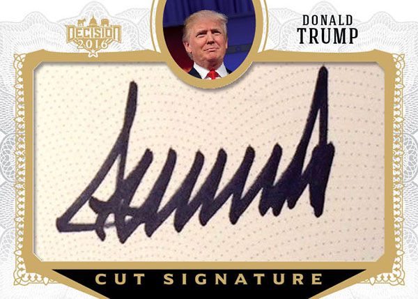 Decision 2016 Trading Cards Details, Hobby Box Info