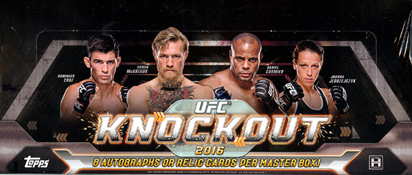 2016 Topps UFC Knockout Box Busters