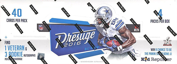 2016 Panini Prestige Football Box Busters
