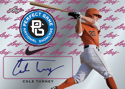 2016 Leaf Perfect Game National Showcase Baseball Details