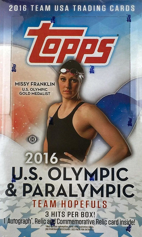 2016 Topps US Olympic Team Video Box Break