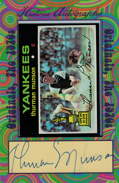 2016 Historic Autographs Originals 1970s Baseball Checklist