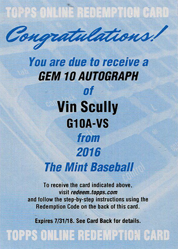 Vin Scully Baseball Card Overview and Checklist