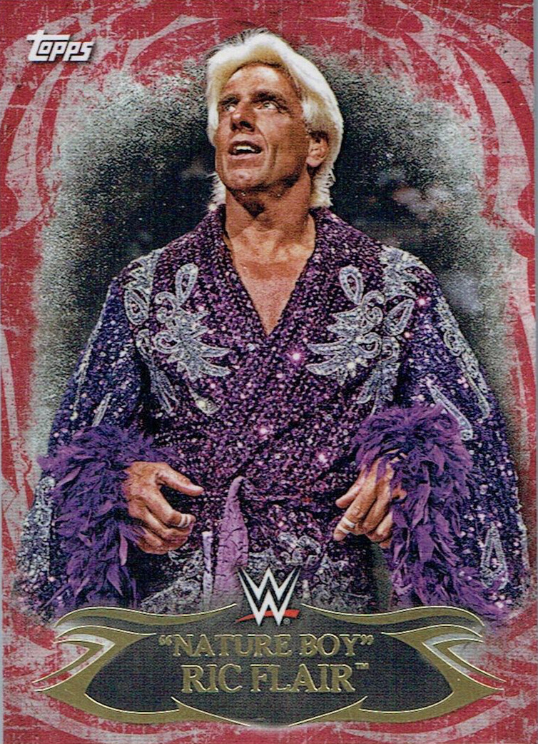 Woooooo! “Nature Boy” Ric Flair ready for the Sportcard Expo