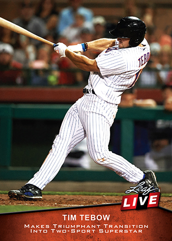 Tim Tebow Baseball Card Basics and Checklist