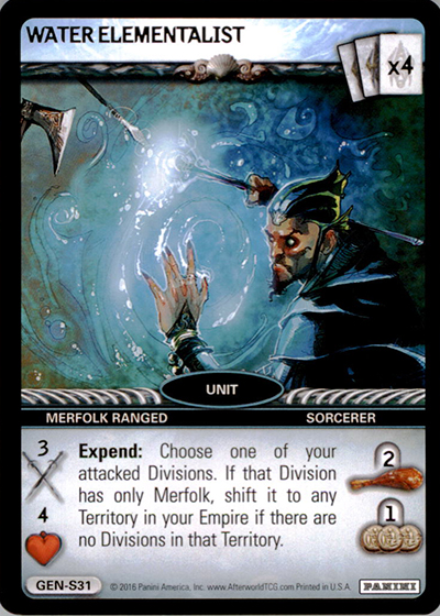 2016 Panini Afterworld Egyptian-Japanese Water Elementalist - Beckett News