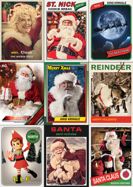 2016 Topps Santa Claus Holiday Set Checklist, Details