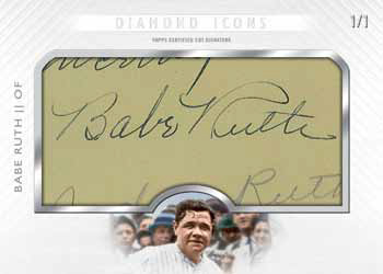 2017 Topps Diamond Icons Baseball Babe Ruth Cut - Beckett News