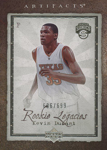 Kevin Durant Rookie Card Rankings and Countdown
