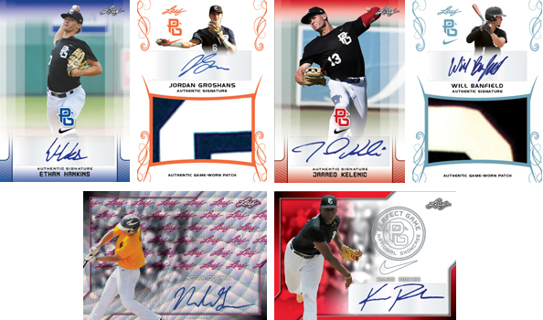 2017 Leaf Perfect Game National Showcase Baseball Checklist Details