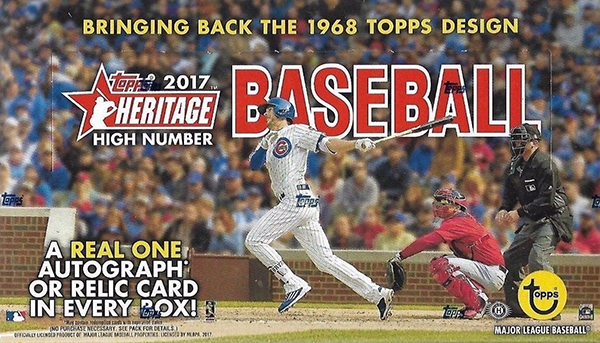 2017 Topps Heritage High Number Baseball Video Box Break