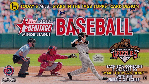 2017 Topps Heritage Minors Baseball Video Box Break and Breakdown