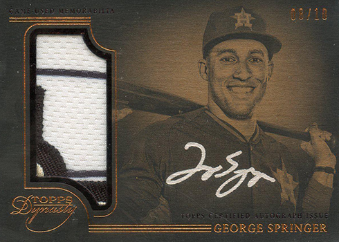 Most Valuable George Springer Rookie Card Countdown