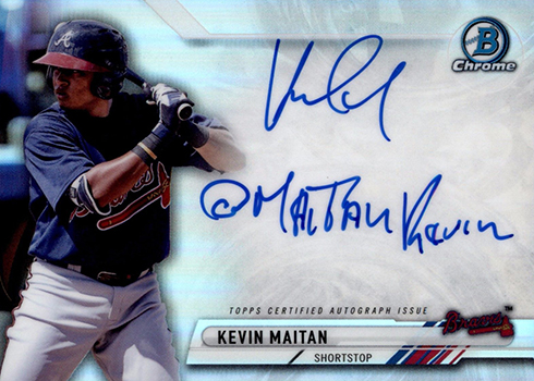 Kevin Maitan Delivers a Memorable Baseball Card Inscription