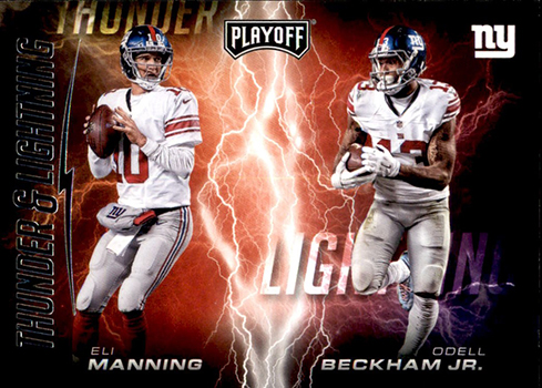 2017 Playoff Football Thunder and Lightning - Beckett News
