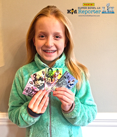 Panini Super Bowl Kid Reporter Asks Big Questions Ahead of Big Game