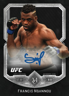 2018 Topps UFC Chrome Museum Collection Chrome Autograph - Beckett News