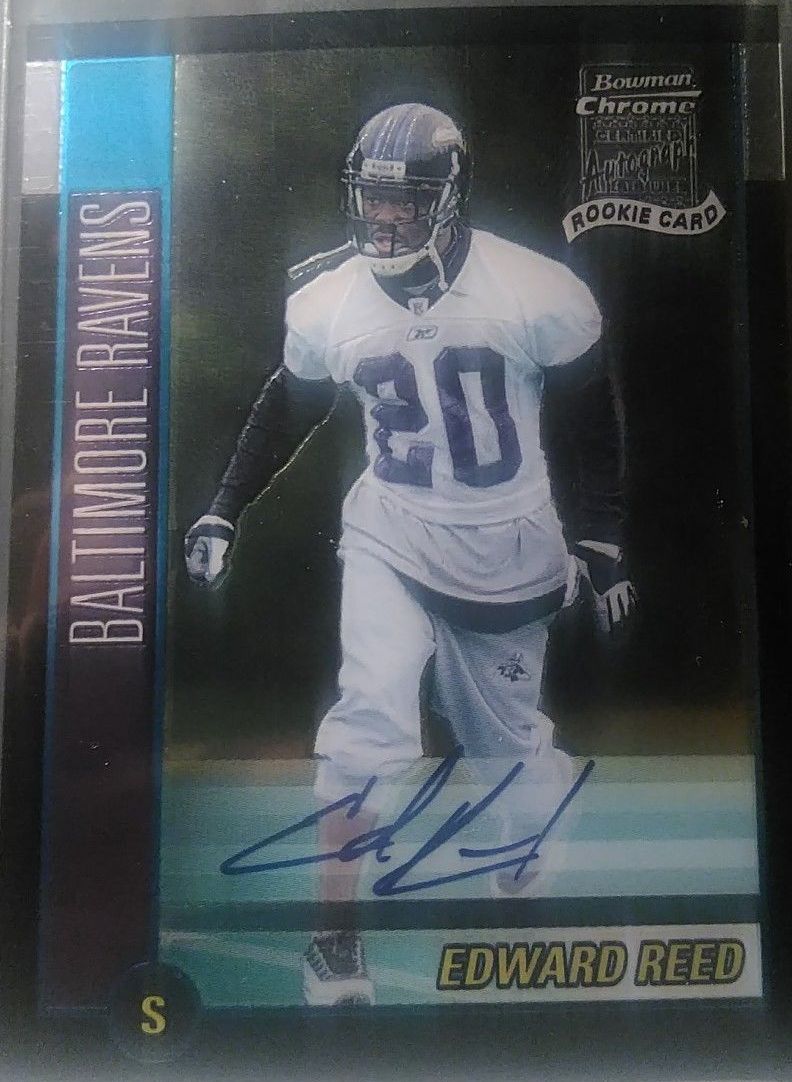 Ed Reed Bowman Chrome Auto - Beckett News